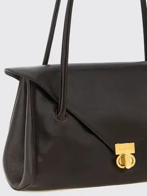 Marni Calfskin Leather Shoulder Bag - Brown