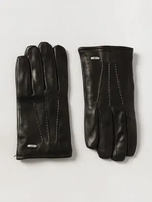 Our Legacy Classic Lambskin Nappa Gloves With Wool Lining - Black