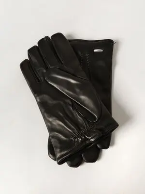Our Legacy Classic Lambskin Nappa Gloves With Wool Lining - Black