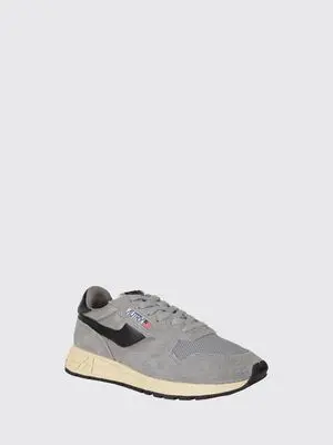 AUTRY Reelwind Two-tone Nylon And Suede Low Top Trainers - Grey