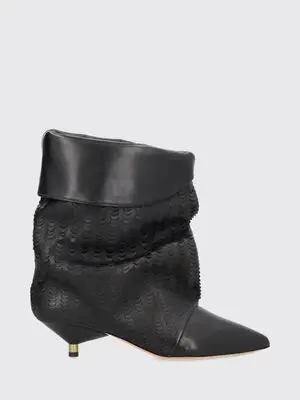 Isabel Marant Étoile Leather Fold-over Ankle Boots