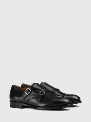 DOUCAL'S Monk Strap Shoes - Black