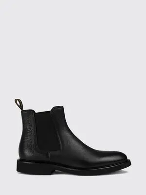 DOUCAL'S Tumbled Calfskin Leather Chelsea Boots