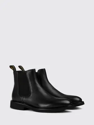 DOUCAL'S Tumbled Calfskin Leather Chelsea Boots