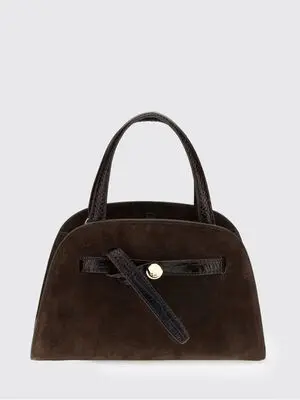 Tory Burch Romy Small Suede Handbag With Double T Logo