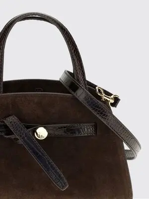 Tory Burch Romy Small Suede Handbag With Double T Logo
