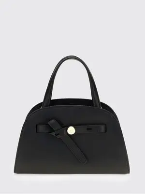 Tory Burch Romy Small Grained Leather Handbag With Double T Logo