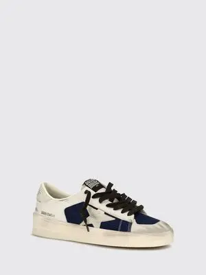 GOLDEN GOOSE Stardan Leather And Mesh Sneakers