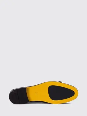 DOUCAL'S Monk Strap Loafers - Dark
