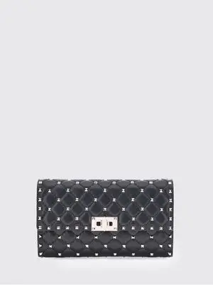 Valentino Garavani Rockstud Quilted Nappa Crossbody Bag - Black