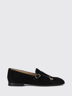 DOUCAL'S Double Monk Strap Loafers - Black