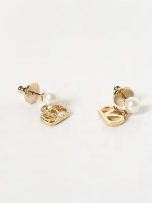 Valentino Garavani Vlogo Signature Crystal-embellished Dangle Earrings