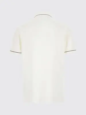 Emporio Armani Slim Fit Cotton Polo Shirt With Contrast Trims