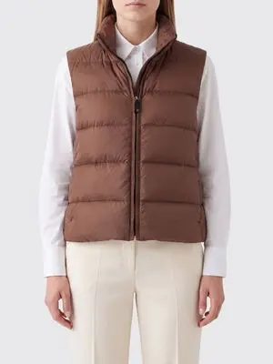 Max Mara Water-repellent Quilted Nylon Padded Gilet With High Neck