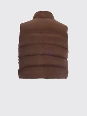Max Mara Water-repellent Quilted Nylon Padded Gilet With High Neck