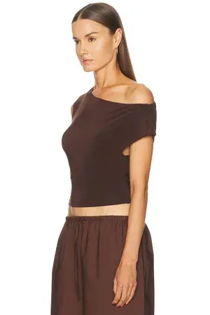 SRG Abigail Top In Brown