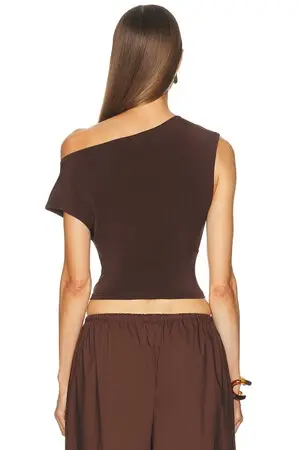 SRG Abigail Top In Brown
