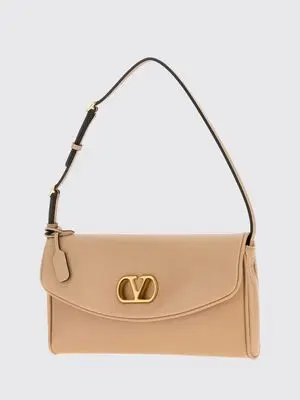 Valentino Garavani Nappa Leather Shoulder Bag With Vlogo Signature - Pink