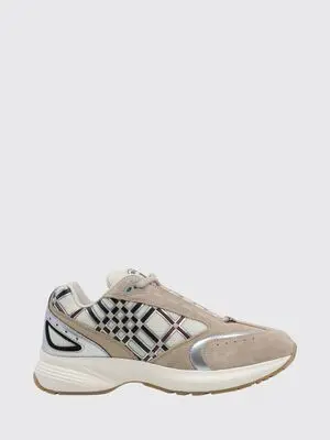 Burberry Checked Lace-up Sneakers