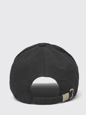 Marc Jacobs Cancer Cotton Baseball Cap With Embroidered Slogan - Orange