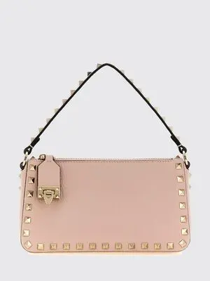 Valentino Garavani Rockstud Calfskin Leather Mini Handbag - Pink