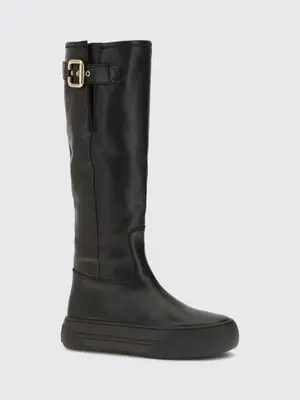 Chloé Knee High Boots With Buckle Detailing