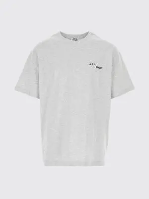 A.p.c. Cotton T-shirt With Contrast Logo And Dropped Shoulders - Green