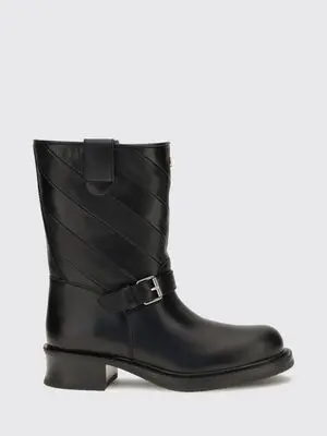 Valentino Garavani Leather Buckled Boots