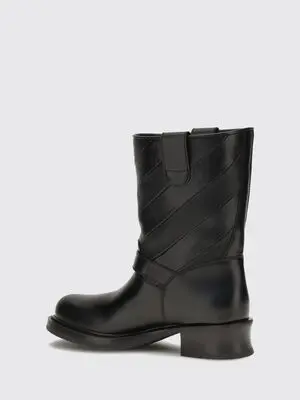 Valentino Garavani Leather Buckled Boots
