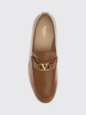 Valentino Garavani Vlogo Signature Loafers - Tobacco