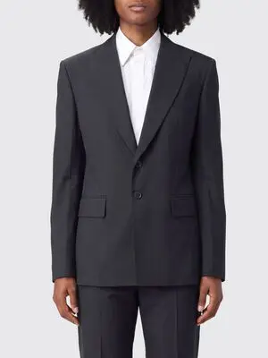 Dsquared2 Single-breasted Wool Blend Blazer With Peak Lapels And Flap Pockets