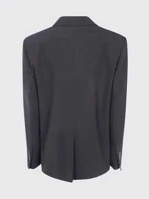 Dsquared2 Single-breasted Wool Blend Blazer With Peak Lapels And Flap Pockets