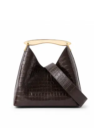 ELLEME Boomerang Croco Embossed Leather