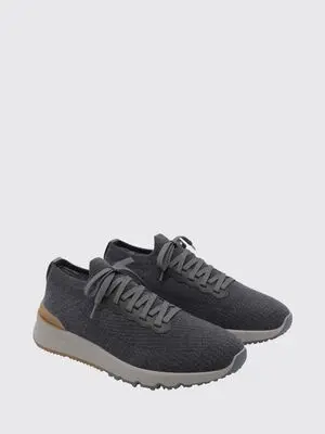 Brunello Cucinelli Cotton Knit Low-top Trainers