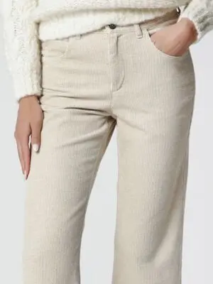 Isabel Marant Étoile Ruthie Straight-leg Corduroy Trousers - Ecru