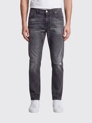 Dolce & Gabbana Slim Fit Distressed Straight-leg Jeans