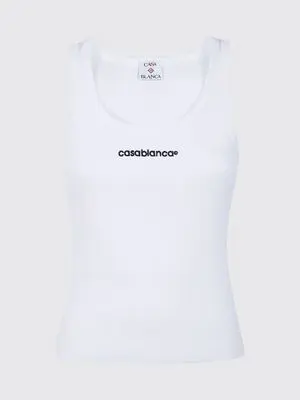 Casablanca Ribbed Tank Top