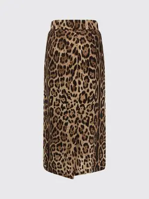 Dolce & Gabbana Leopard Print Pencil Skirt