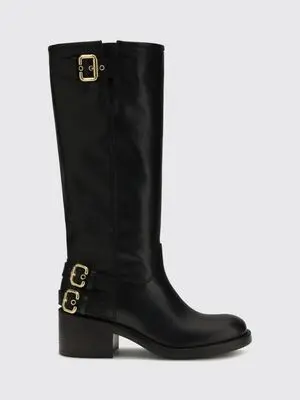 Chloé Buckled Knee High Boots