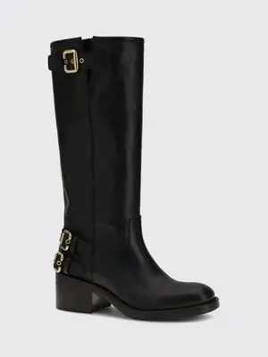 Chloé Buckled Knee High Boots