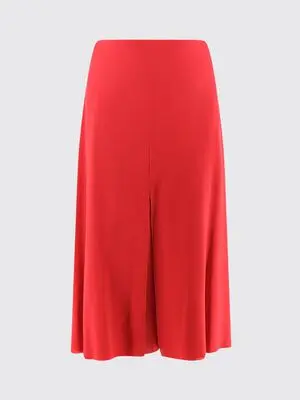 Valentino Garavani High-waisted A-line Silk Midi Skirt