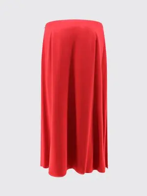 Valentino Garavani High-waisted A-line Silk Midi Skirt