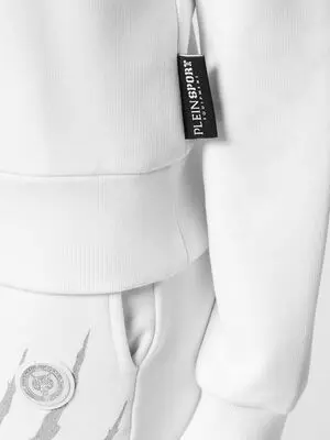 PLEIN SPORT Crewneck Jersey Jumper With Contrast Logo
