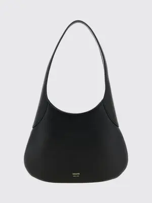 Khaite Joan Smooth Calfskin Leather Shoulder Bag - Black