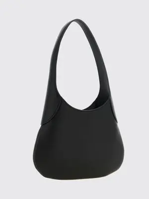 Khaite Joan Smooth Calfskin Leather Shoulder Bag - Black
