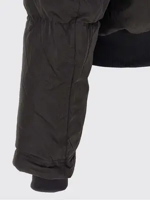 DIESEL® Short Quilted Nylon Puffer Jacket With Hood