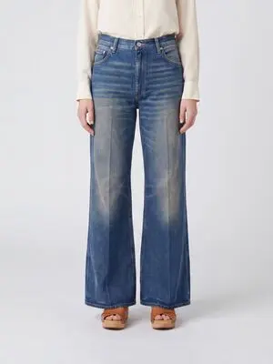 HAIKURE Clara Mid-rise Flared Jeans In Vintage Denim