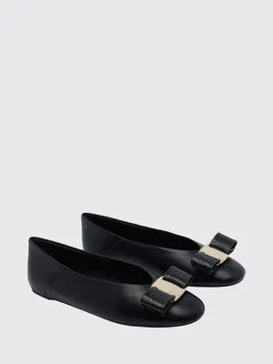 FERRAGAMO Ballet Flats With Bow Detail