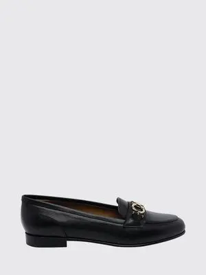 FERRAGAMO Bax Smooth Calfskin Loafers With Gancini Ornament