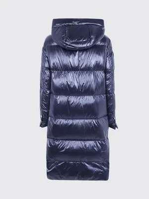 Herno Long Waterproof Quilted Nylon Down Coat With Hood
